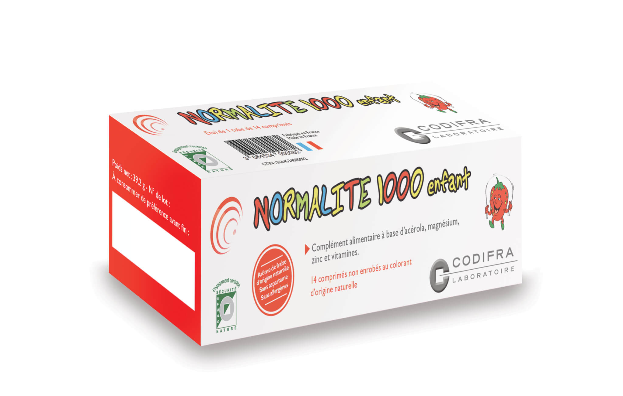 Normalite 1000 enfant - Complément alimentaire Croissance | CODIFRA