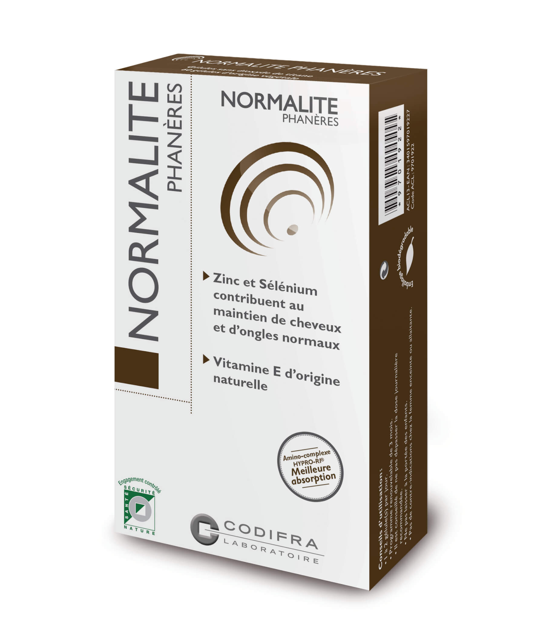 Normalite Phaneres - Complément alimentaire Cheveux & Ongles | CODIFRA
