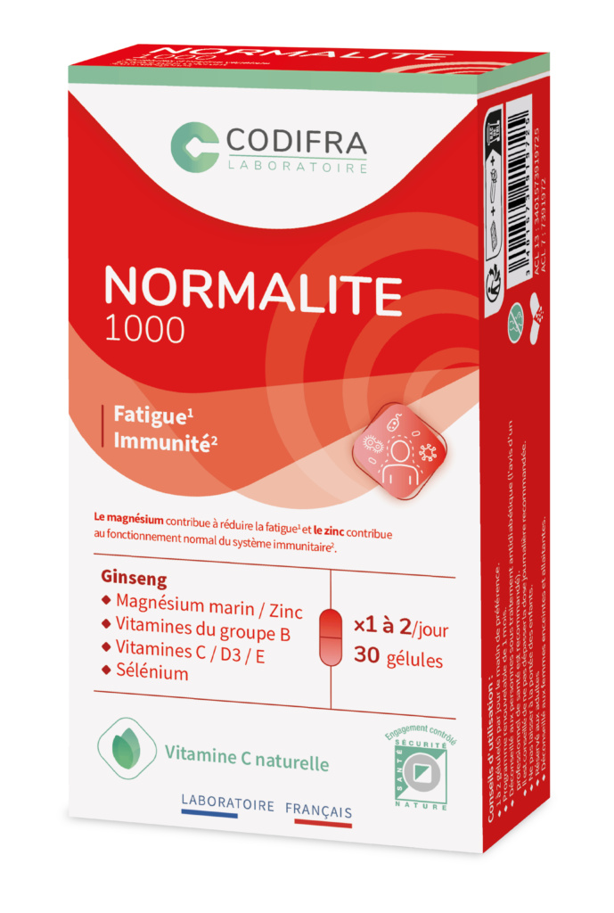 Normalite 1000 - Complément alimentaire Fatigue & Immunité | CODIFRA